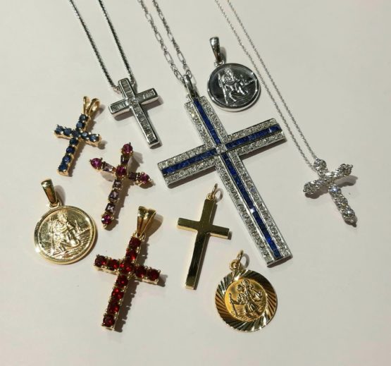 Crosses and St Christopher’s | Fosters Jewellers